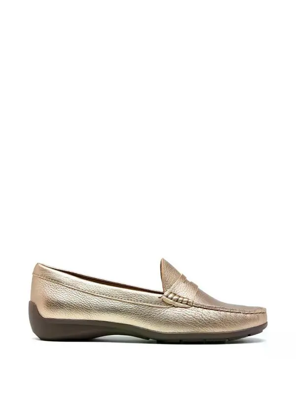 STUDIO CHOFAKIAN Reykjavik Leather Loafers - Gold