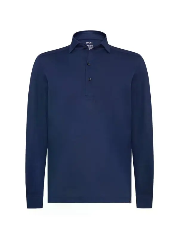 Boggi Milano Bowling-collar Polo Shirt