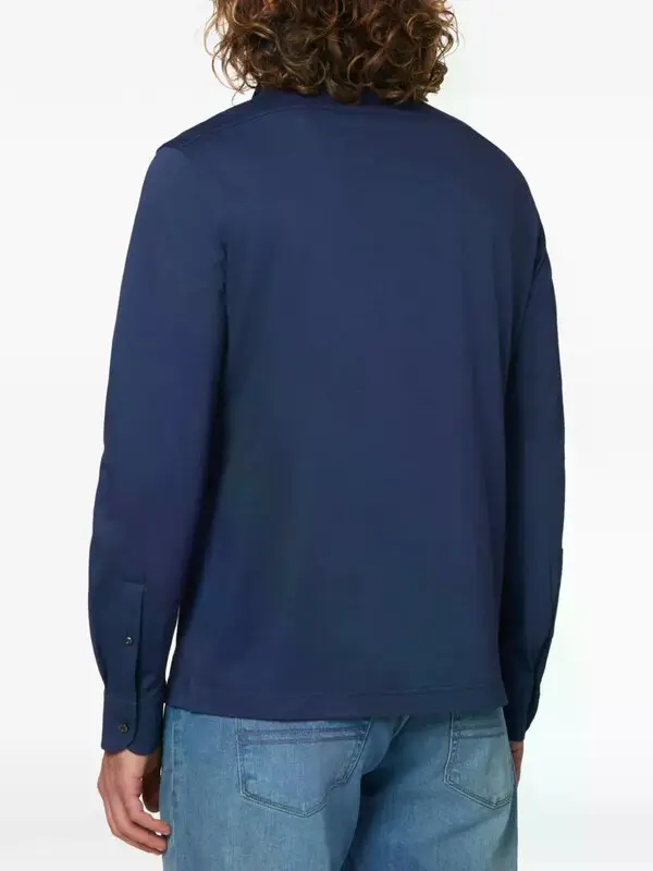 Boggi Milano Bowling-collar Polo Shirt