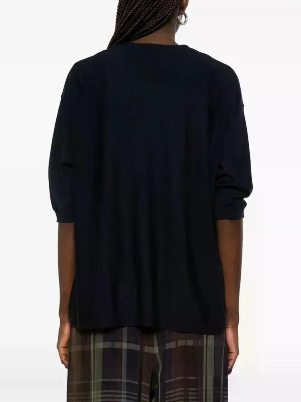Hemisphere Button-up Cardigan - Blue