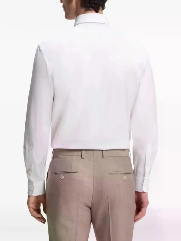 BOSS X Beckham Slim-fit Cotton Shirt