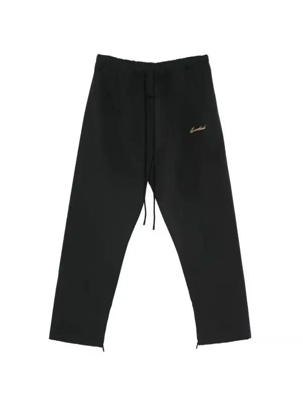 Fear Of God Drawstring Logo Track Pants - Black