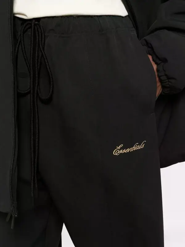 Fear Of God Drawstring Logo Track Pants - Black