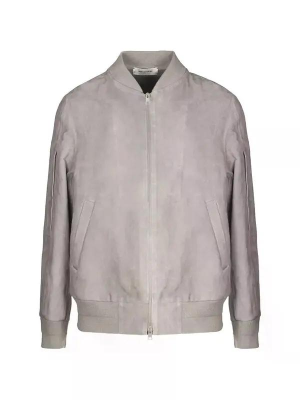 SALVATORE SANTORO Zip-up Bomber Jacket - Grey