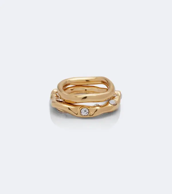 Dries Van Noten Embellished Statement Ring - Gold