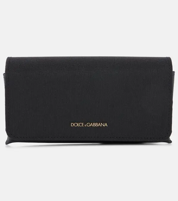 Dolce & Gabbana Devotion Oval Sunglasses - Black
