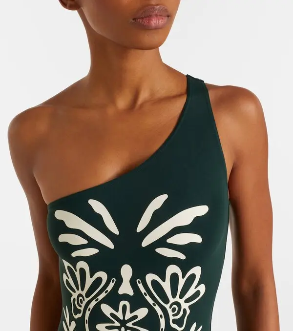 ERES Gemme Printed One-shoulder Swimsuit