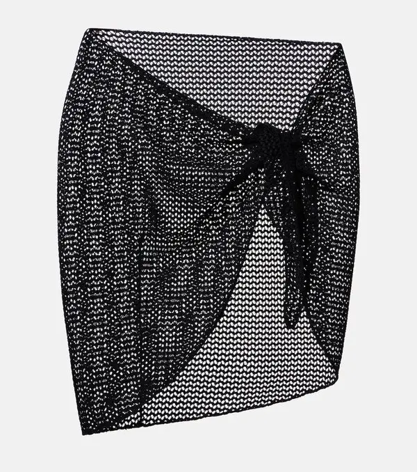 MONTCE Crochet Beach Cover-up - Black