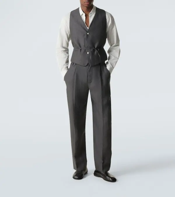 Jacquemus Paysan Striped Linen Vest