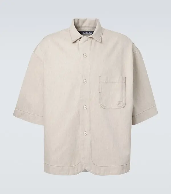 Jacquemus Paysan De-nîmes Denim Shirt - Beige