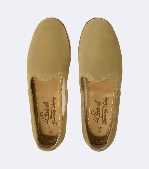 Sabah Suede Slip-on Shoes - Green