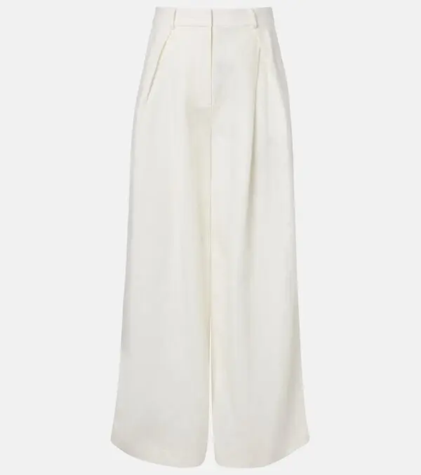 Faithfull The Brand Sofia Linen Wide-leg Pants - White