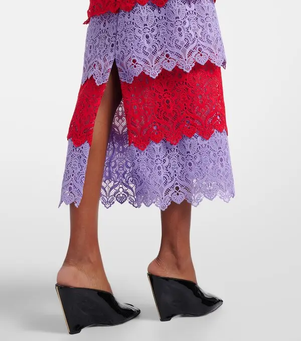 Carolina Herrera Lace Cocktail Dress
