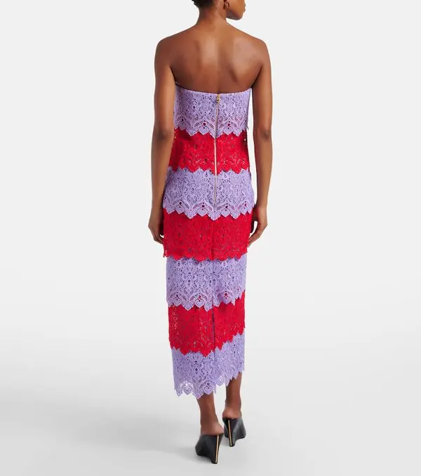 Carolina Herrera Lace Cocktail Dress