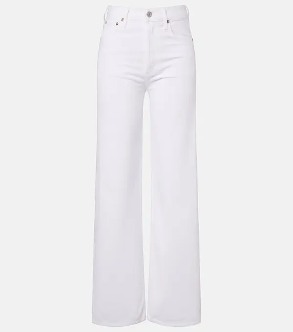 AGOLDE Ren Wide-leg Jeans - White