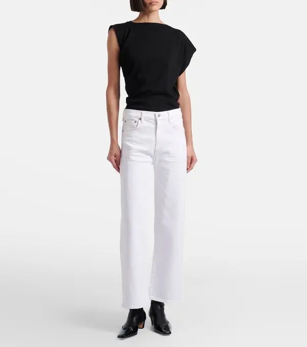 AGOLDE Harper Crop Wide-leg Jeans