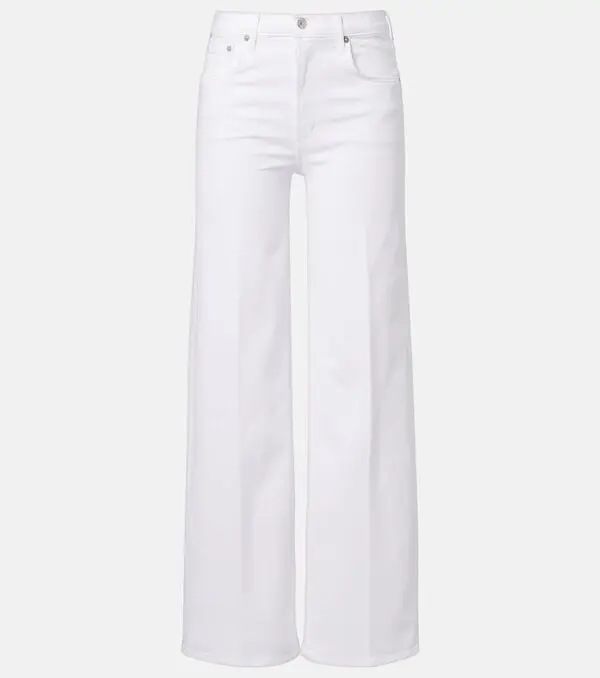 Citizens Of Humanity Lyra Wide-leg Jeans - White