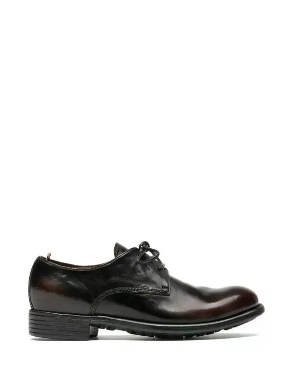 Officine Creative Calixte 068 Patina Derby Shoes - Black