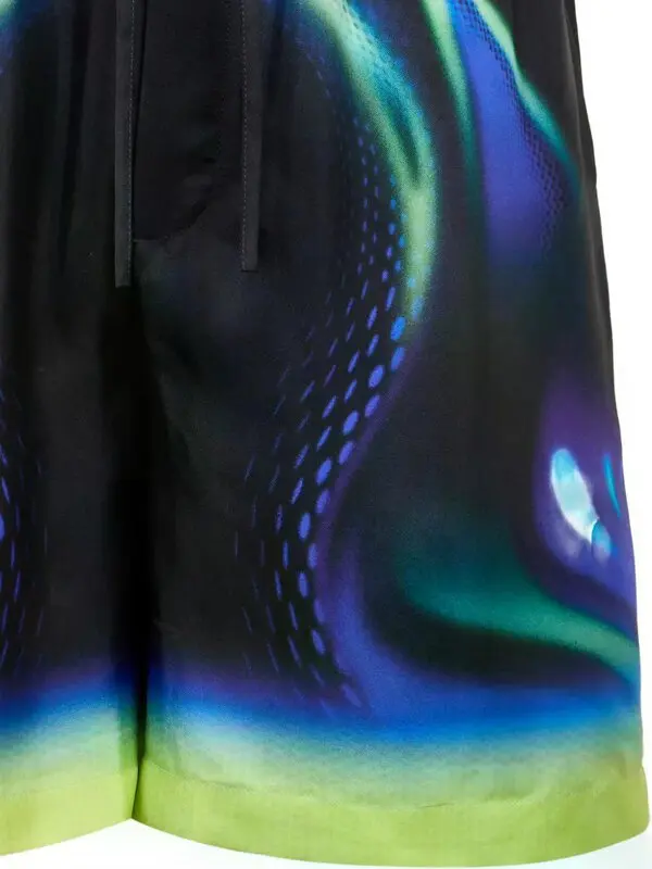 Casablanca Printed Drawstring Shorts