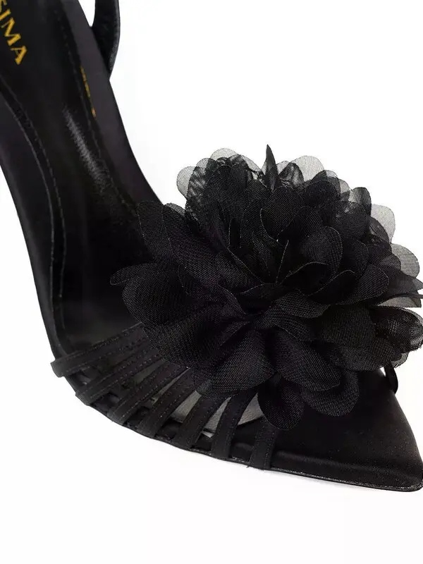 GINISSIMA Julia Heeled Sandals - Black