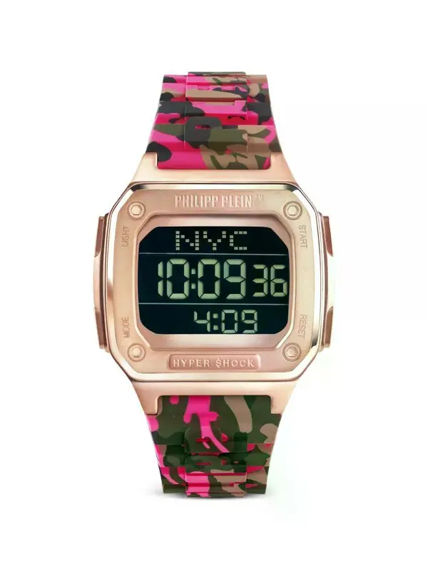 Philipp Plein Hyper $hock 44mm Watch - Pink