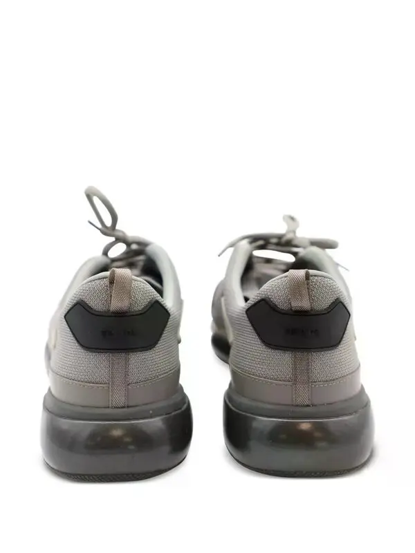 Prada Cloudbust Mesh And Leather Sneakers