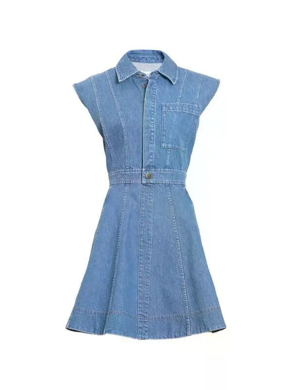 Tanya Taylor Hailey Mini Dress - Blue