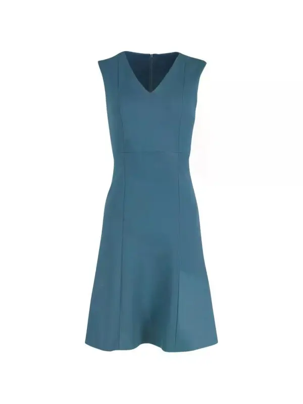 BOSS Wool Sleeveless Dress - Blue