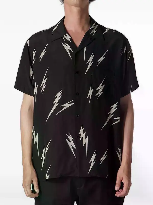 Y'S YOHJI YAMAMOTO X Masses Lightning Bolt Shirt