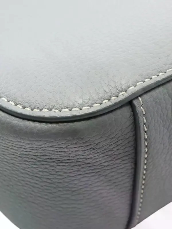 Dior Leather Saddle Messenger Bag - Grey