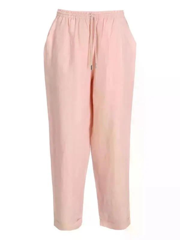 BOSS Drawstring Tapered Trousers - Pink