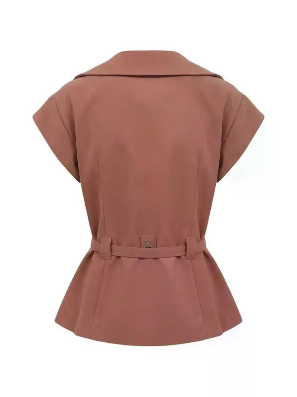 Patrizia Pepe Belted Short-sleeve Jacket