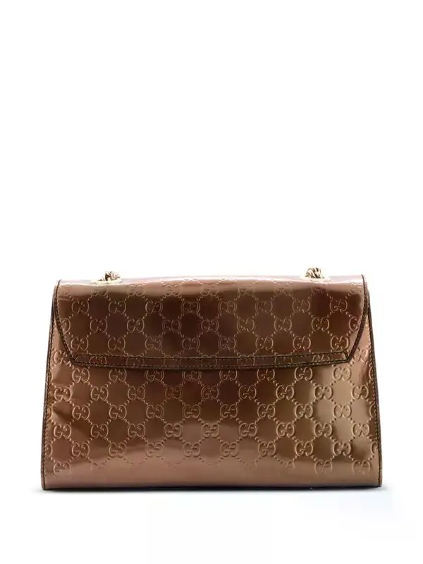 Gucci Emily Chain Flap Bag Ssirna Patent Shoulder Bag