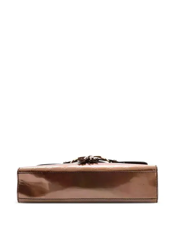 Gucci Emily Chain Flap Bag Ssirna Patent Shoulder Bag