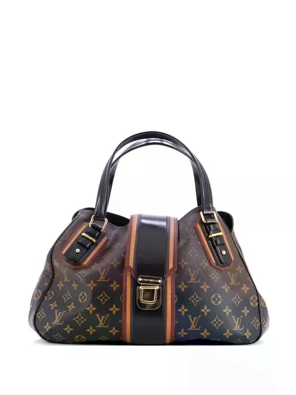 LOUIS VUITTON Griet Handbag Limited Edition Monogram Mirage Satchel - Black