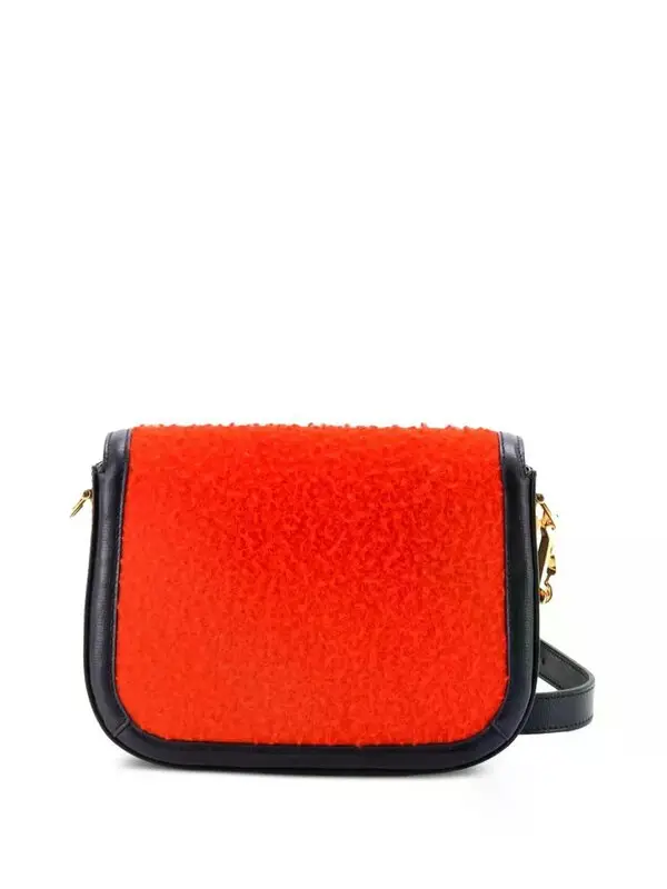 Gucci Horsebit 1955 Wool Mini Crossbody Bag - Red