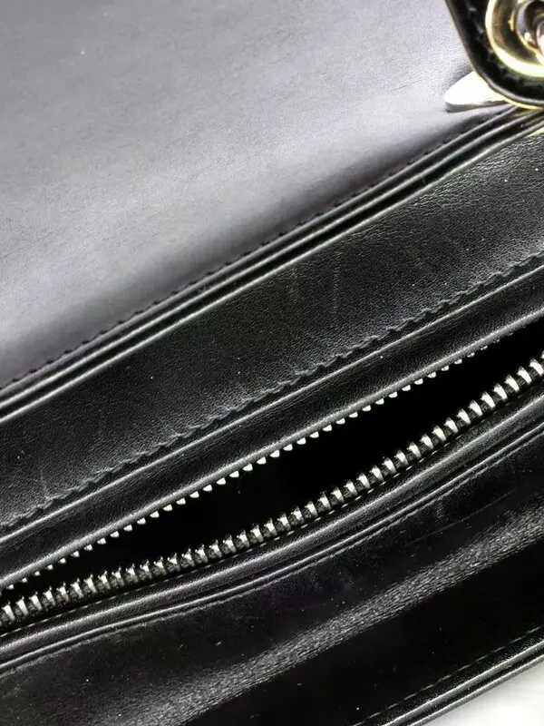 Dior Lady Patch Embellished Leather Satchel - Black