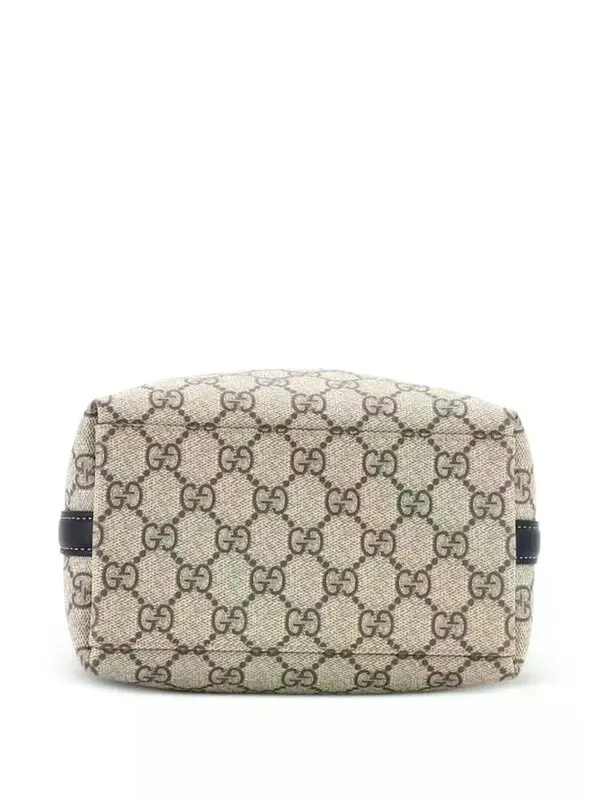 Gucci Gg Coated Canvas Small Bucket Bag