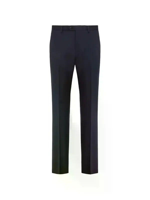 Boggi Milano Micro Patterned Stretch Wool Pants