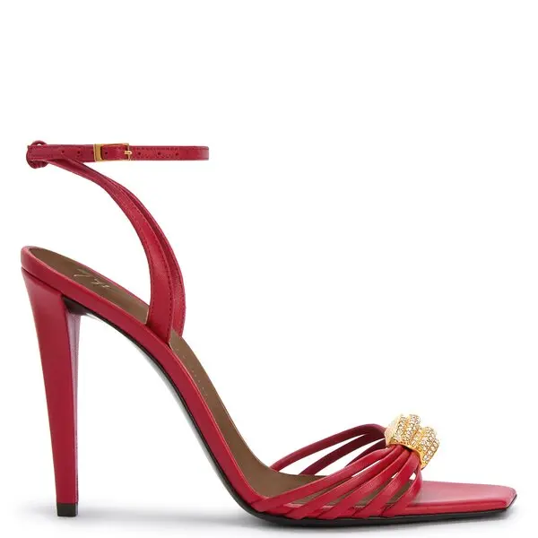 GIUSEPPE ZANOTTI Sunset Glow 105 Sandals - Red