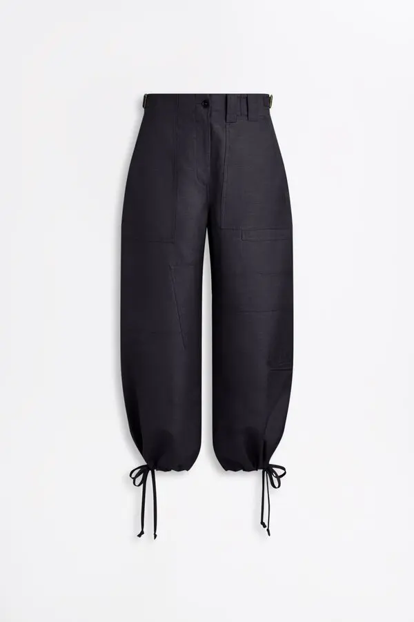 Scanlan Theodore Cargo Cropped Trousers - Black