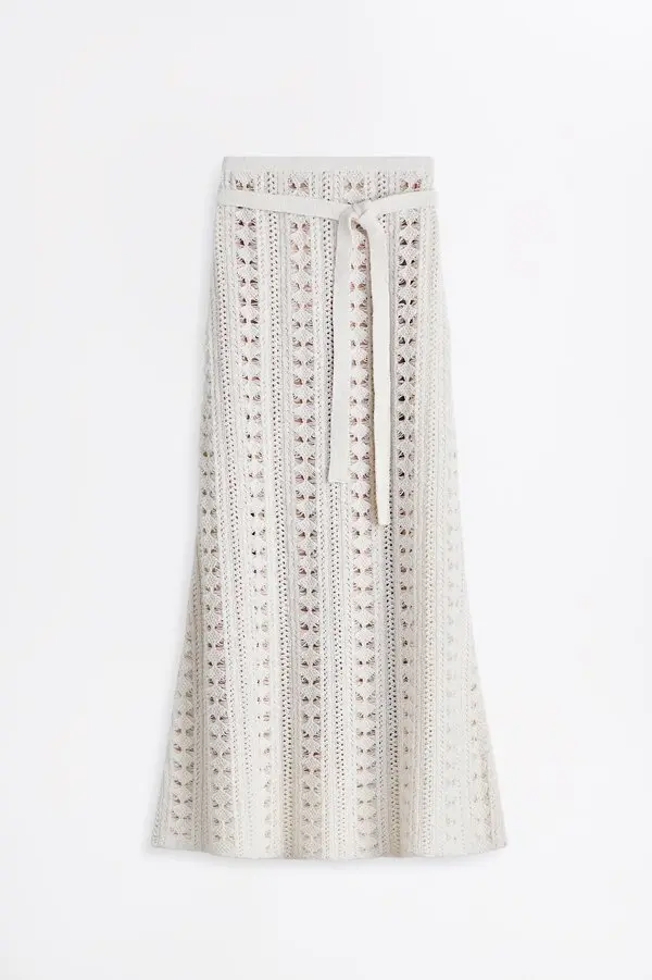 Scanlan Theodore Lace Knit Skirt