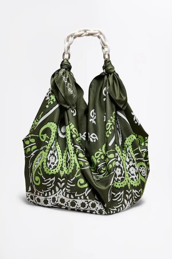 Scanlan Theodore Silk Bandana Bag