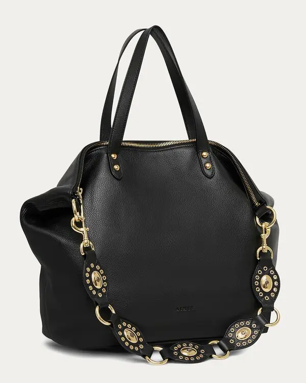 AIMEE Roma Convertible Tote - Black