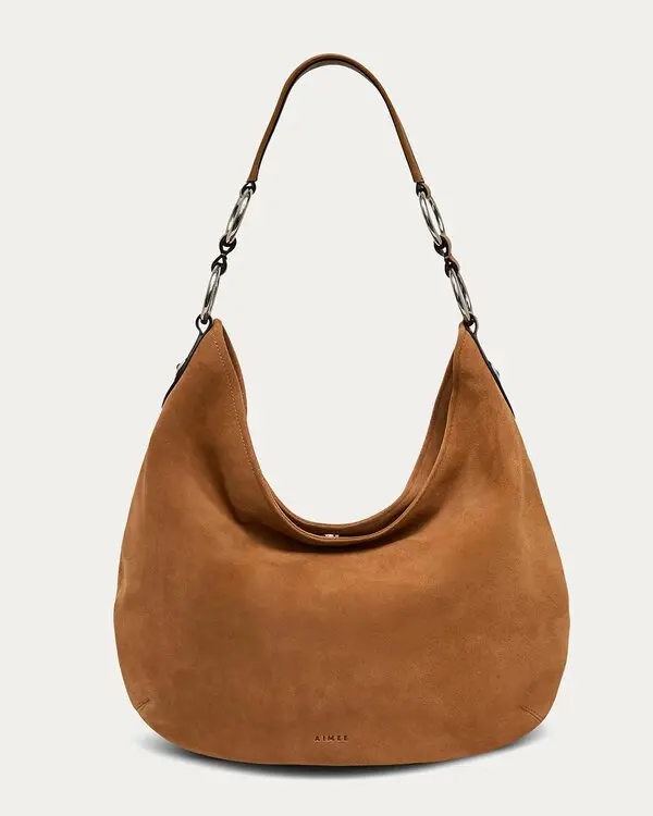 AIMEE Roma Hobo - Latte Suede