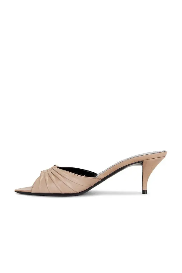 Saint Laurent Babylone Mule Sandal - Lost Nude