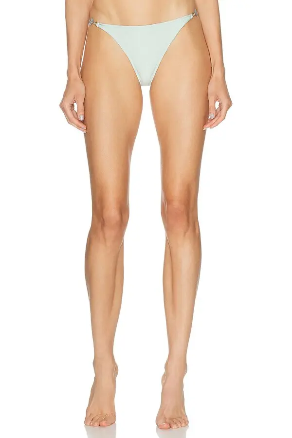 SHANI SHEMER Nico Bikini Bottom - Aqua Blue