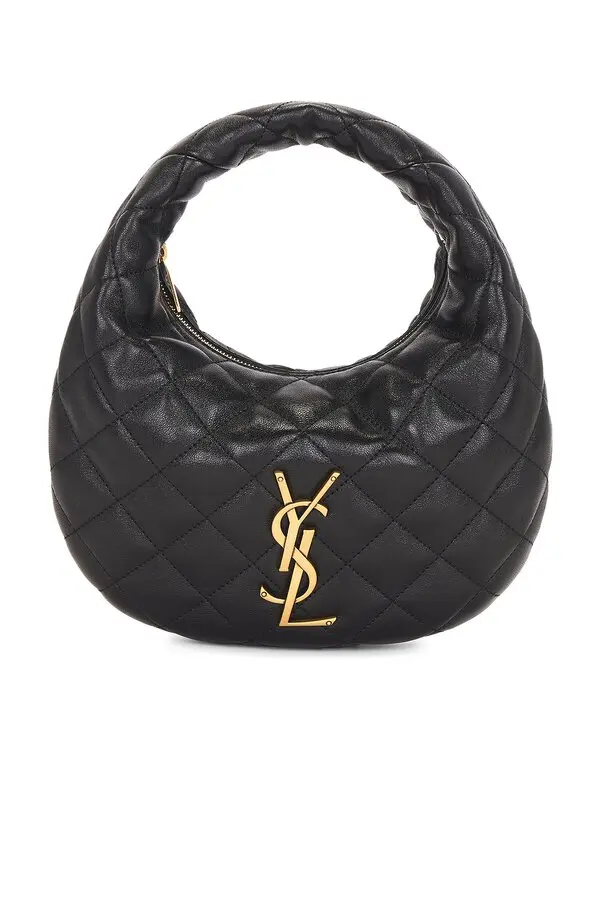 Saint Laurent Icare Cassandre Baby Hobo Bag - Nero