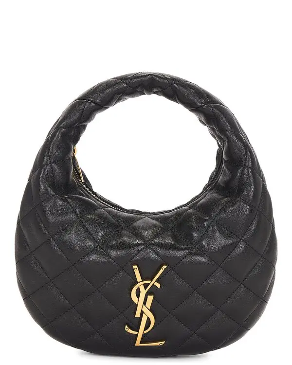 Saint Laurent Icare Cassandre Baby Hobo Bag - Nero