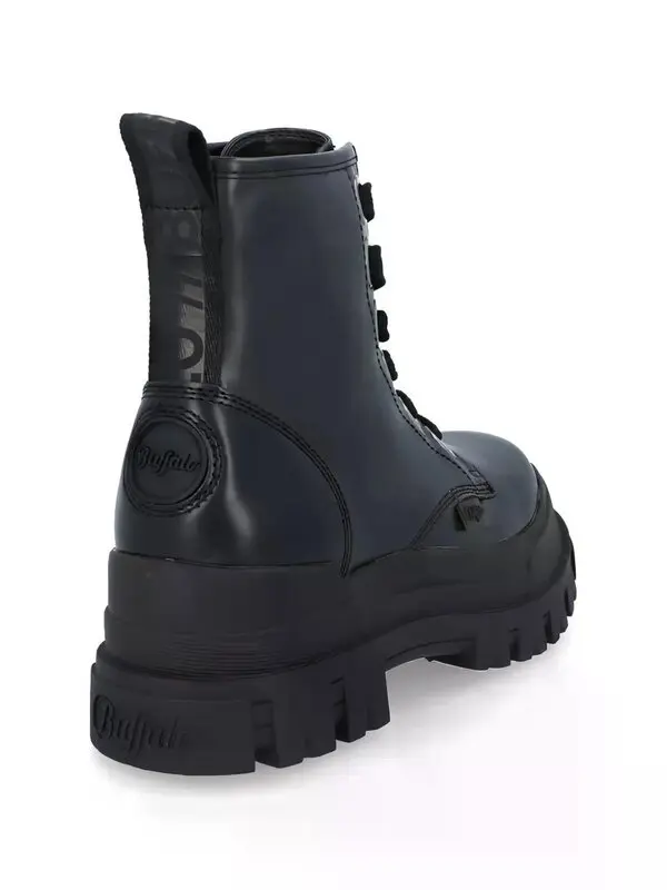 BUFFALO Eyelet Combat Boots